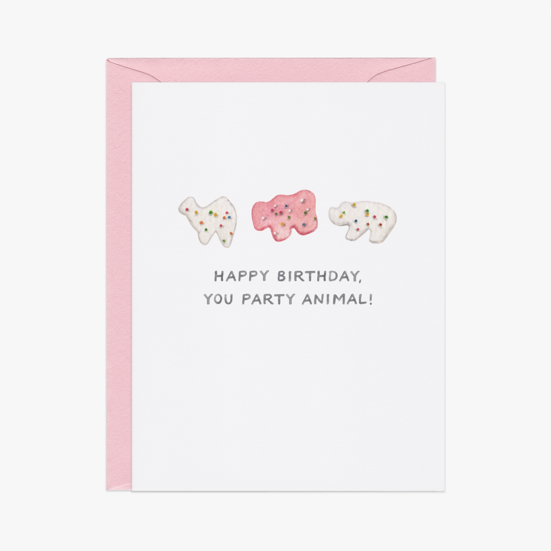 Happy Birthday Party Animal Cracker Card| Oh Shiny! Balloons & Party ...