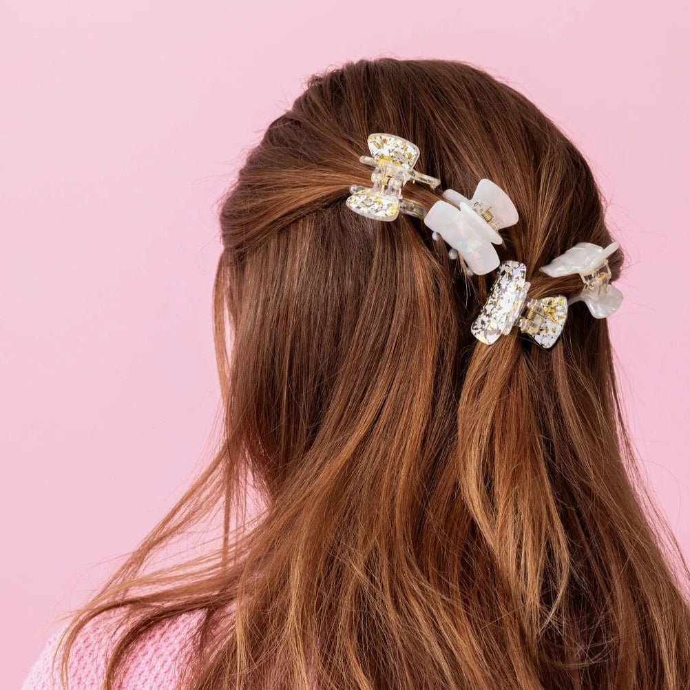 Pearl Confetti Mini Claw Clip | Oh Shiny! Balloons & Party, Pasadena