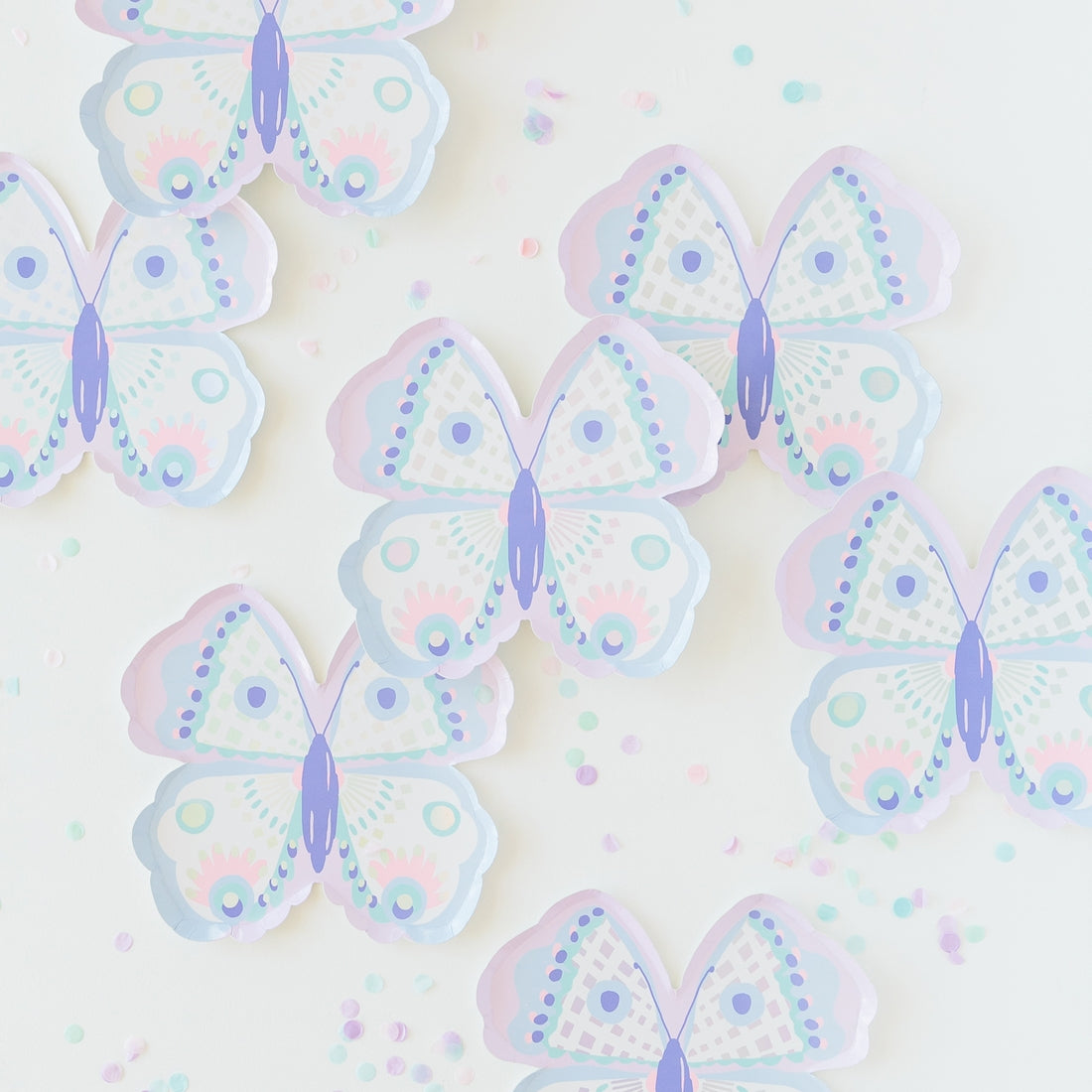 Butterfly Flutter Large Plates | Oh Shiny! Balloons & Party, Pasadena