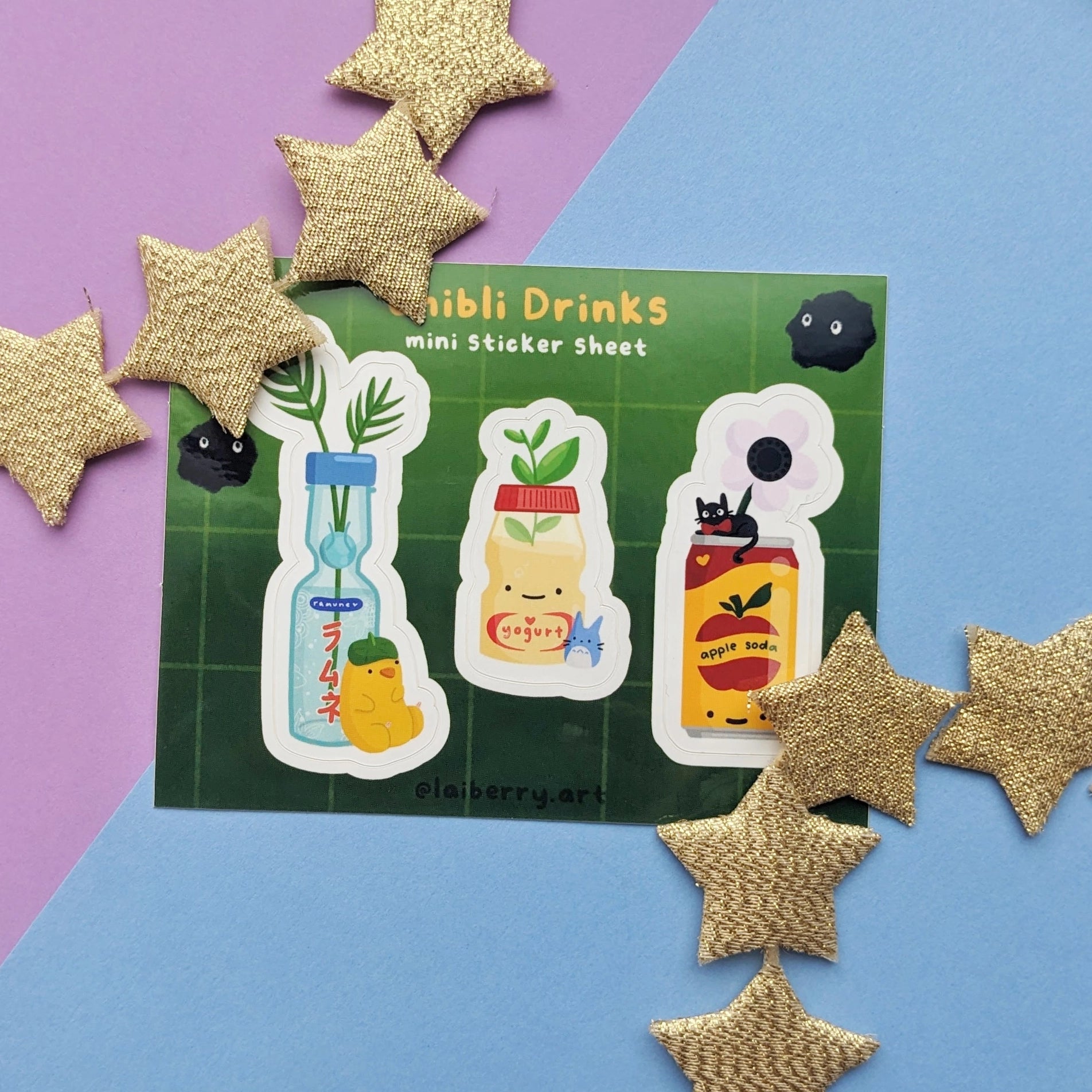 Anime Childhood Drinks Sticker Sheet | Oh Shiny! Pasadena LA