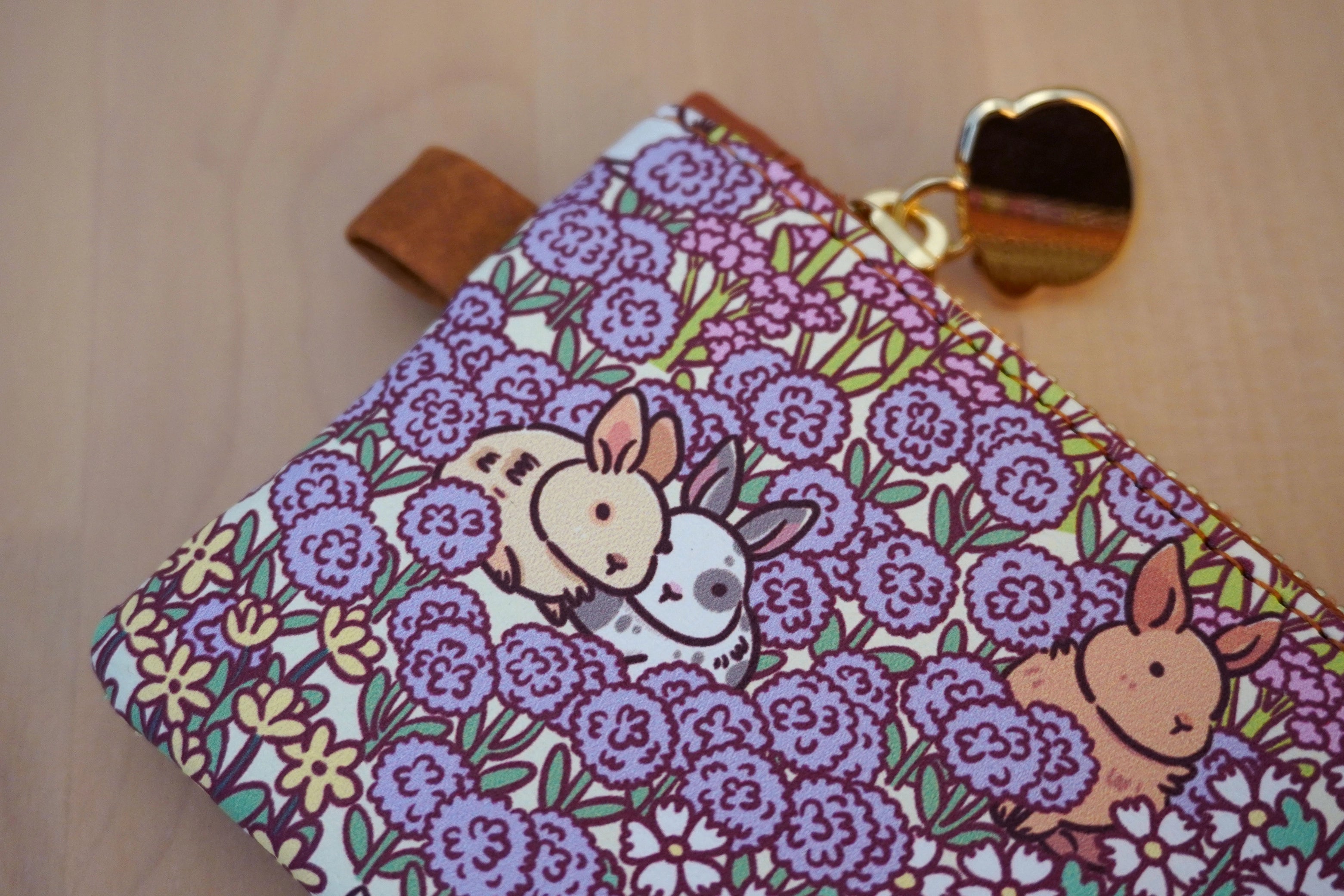 Bunny Meadow Zipper Pencil Pouch | Oh Shiny! Balloons & Party, Pasadena