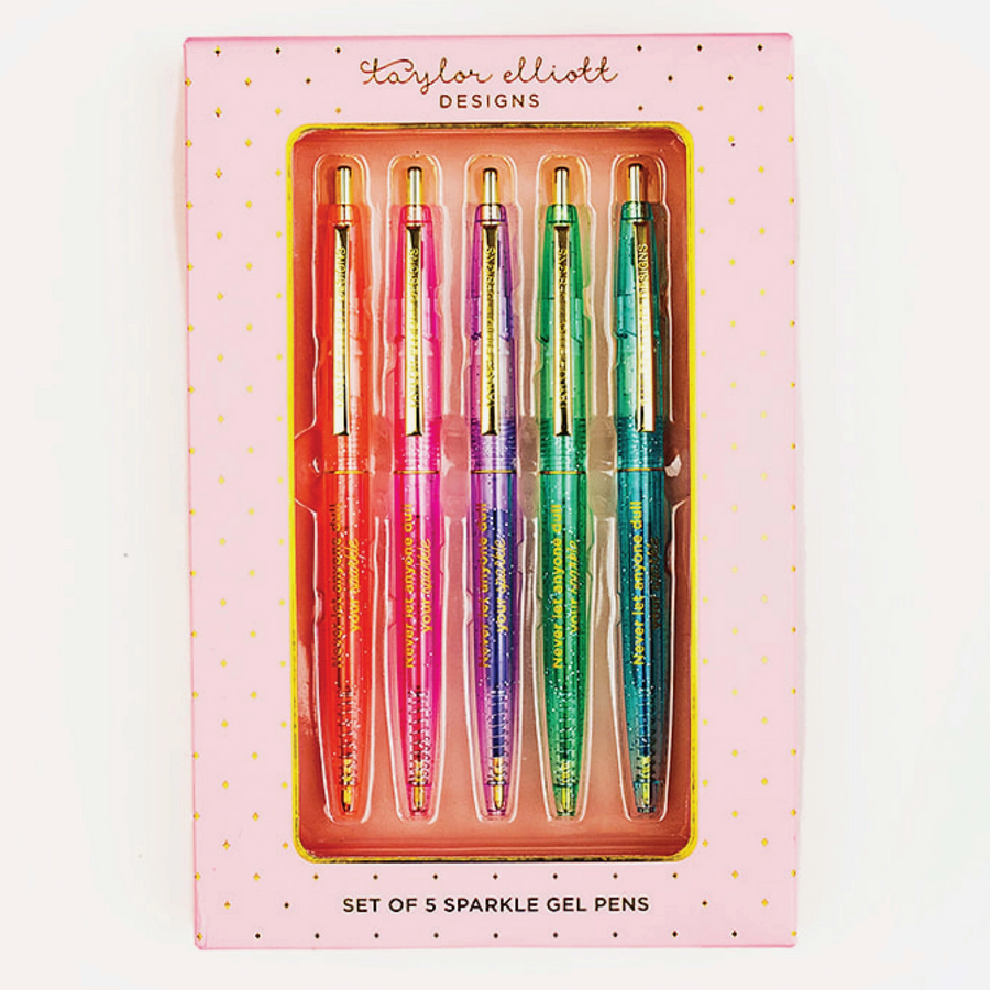 Sparkle Gel Pen Set of 5 | Oh Shiny! Balloons & Party, Pasadena