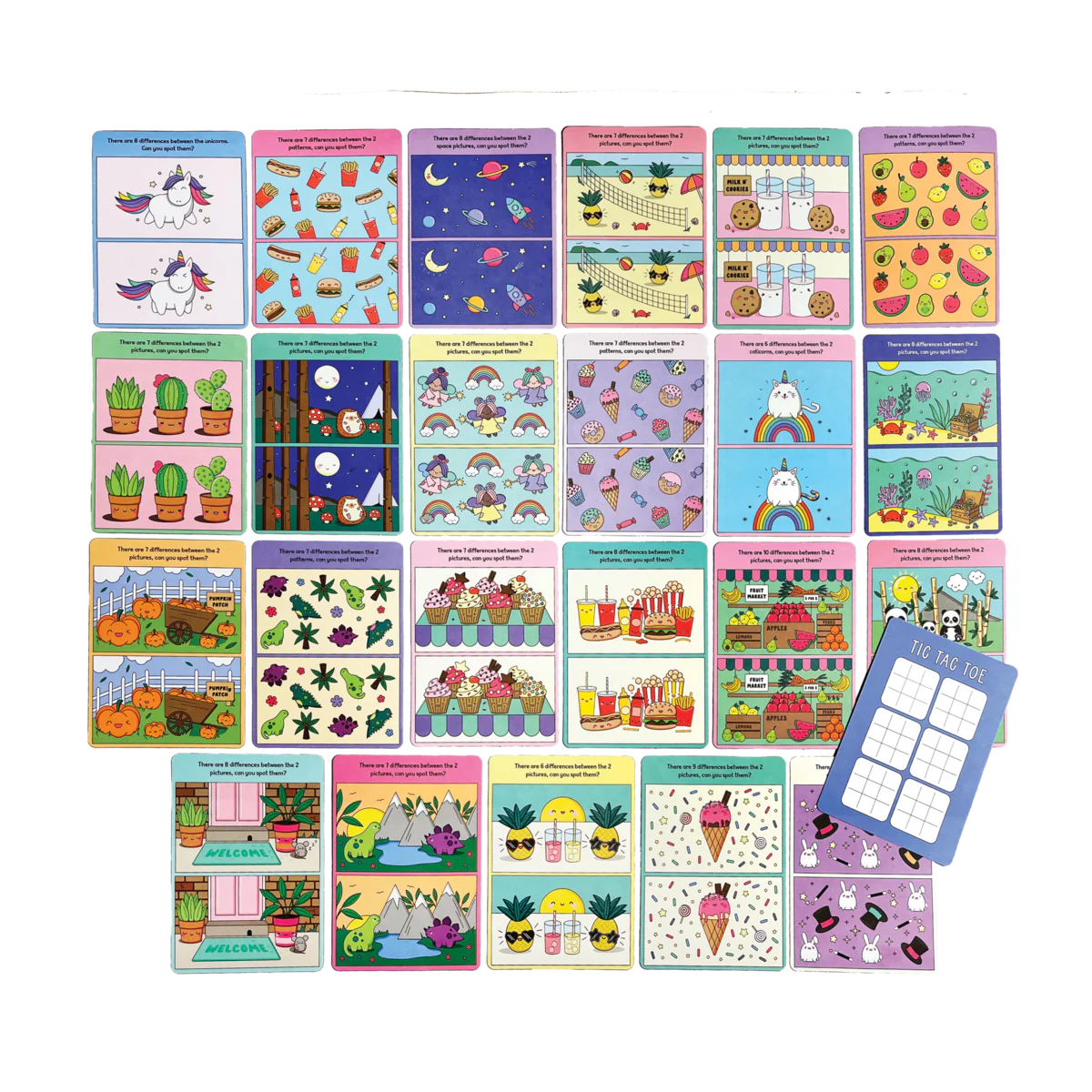 Spot the Difference Activity Cards | Oh Shiny! Pasadena, CA