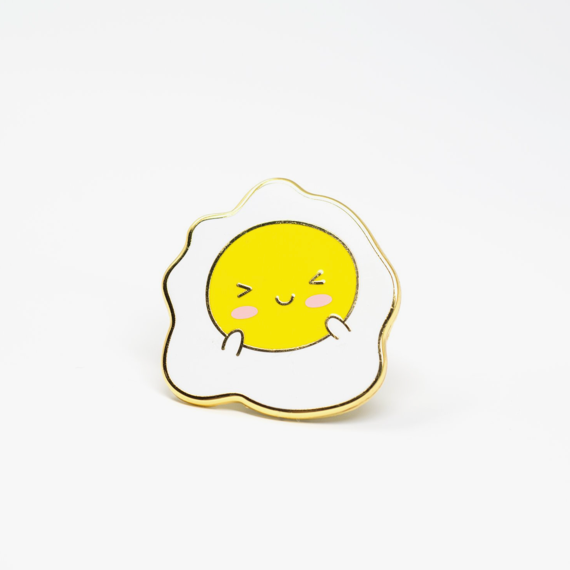 Sunny Side Up Egg Enamel Pin | Oh Shiny! Balloons & Party, Pasadena