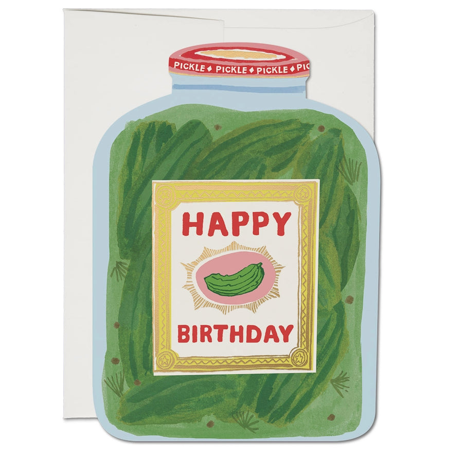 Happy Birthday Pickle Card | Oh Shiny! Balloons & Party, Pasadena