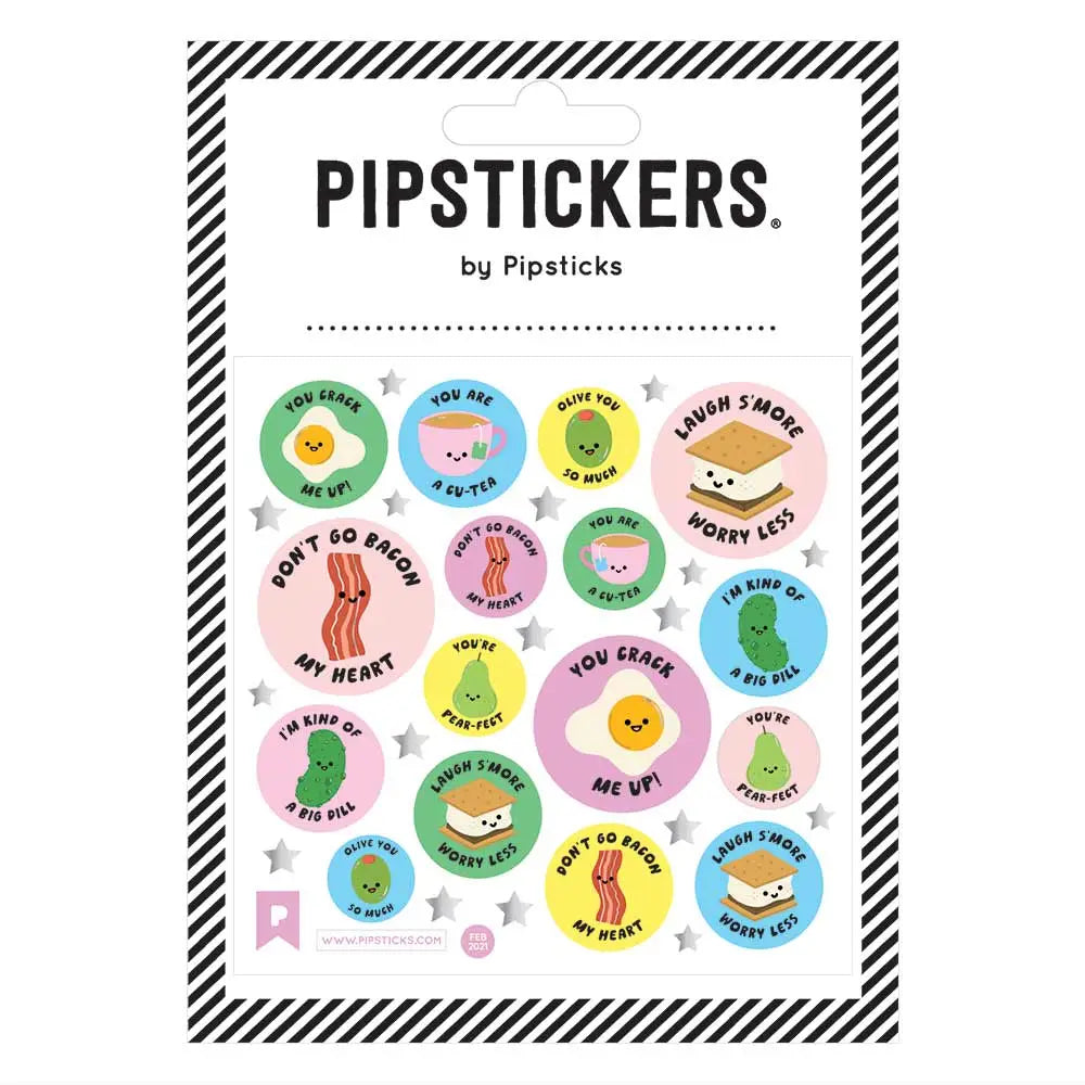 Punny Foods Stickers – Oh Shiny!
