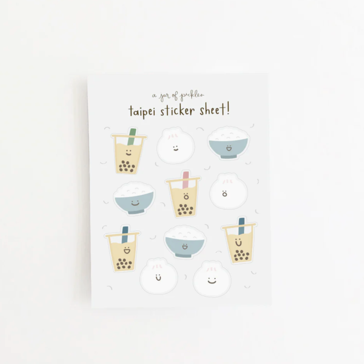 Taipei Sticker Sheet | Oh Shiny! Balloons & Party, Pasadena