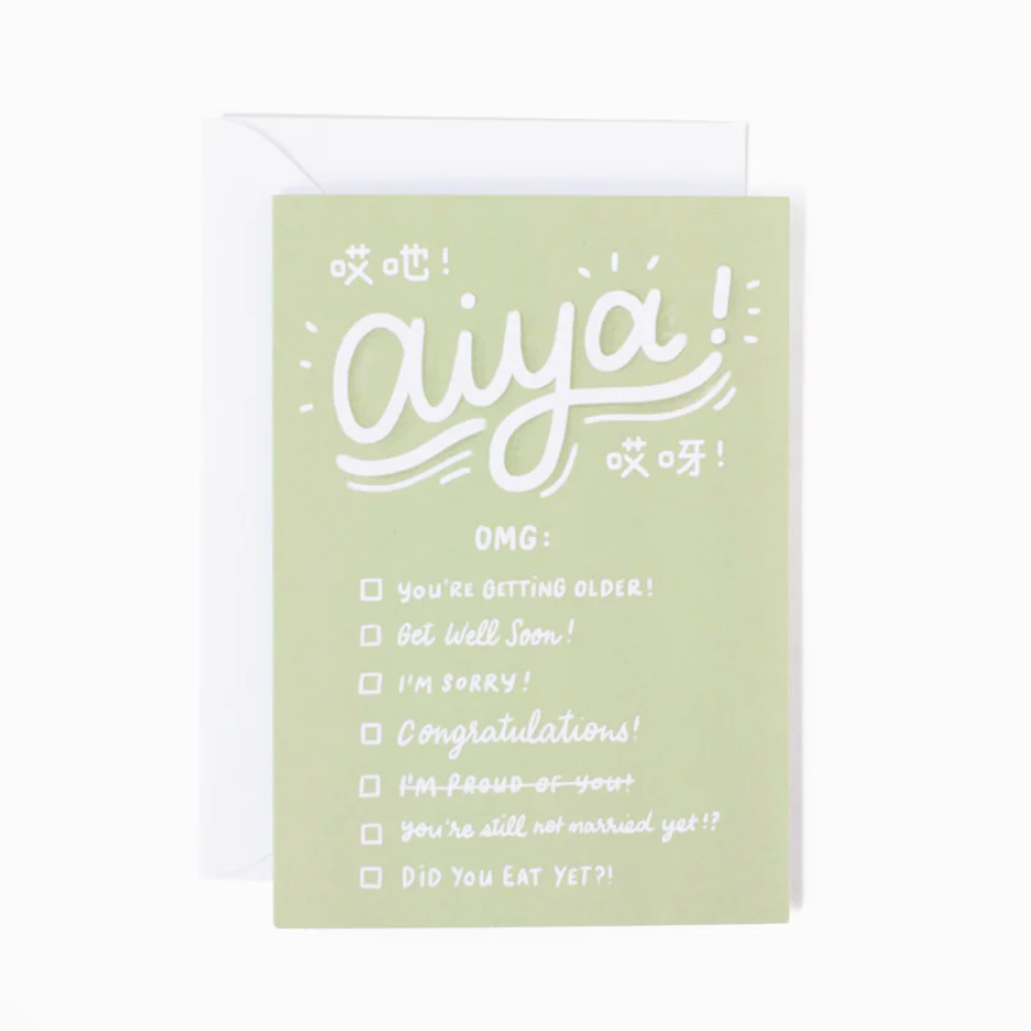 Aiya Card | Oh Shiny! Balloons & Party, Pasadena