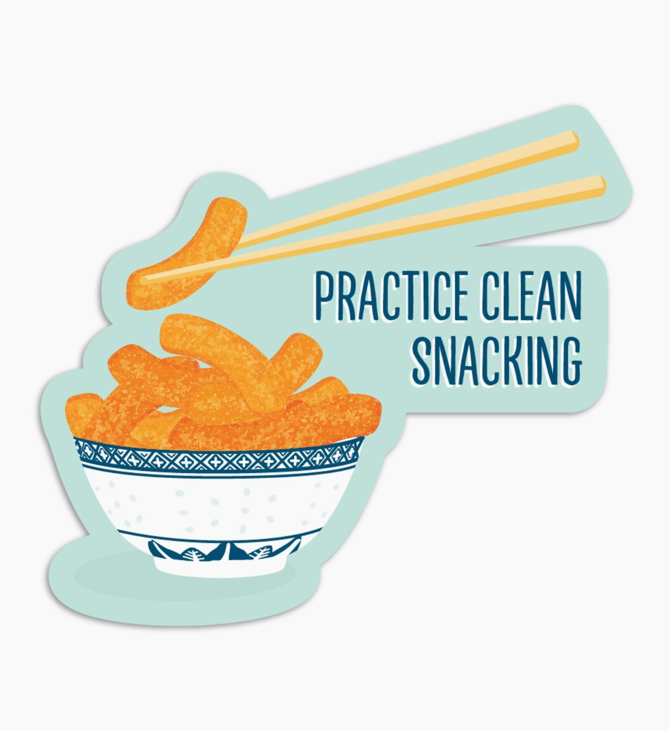 Cheetos and Chopsticks Vinyl Sticker – Oh Shiny!