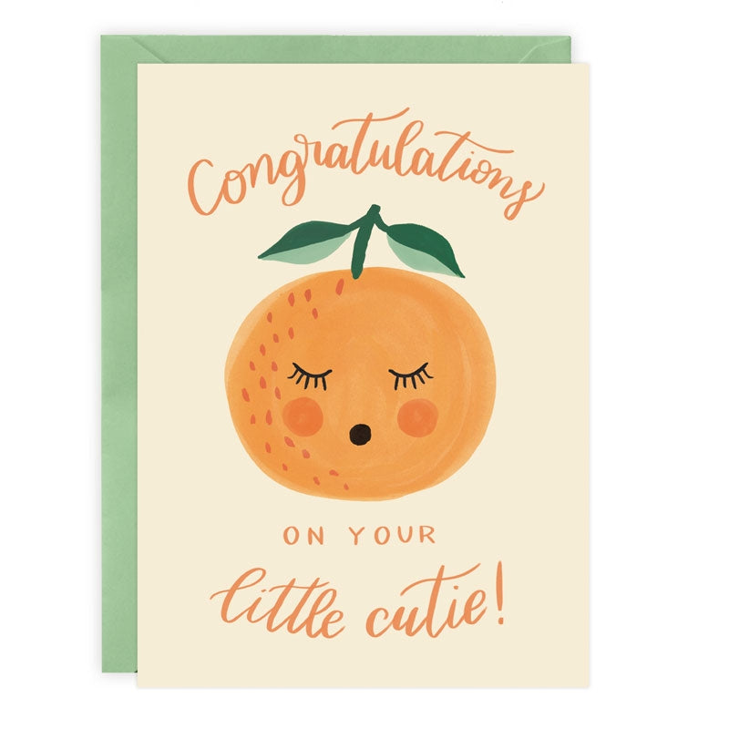 Congratulations On Your Little Cutie Card | Oh Shiny! Balloons & Party ...