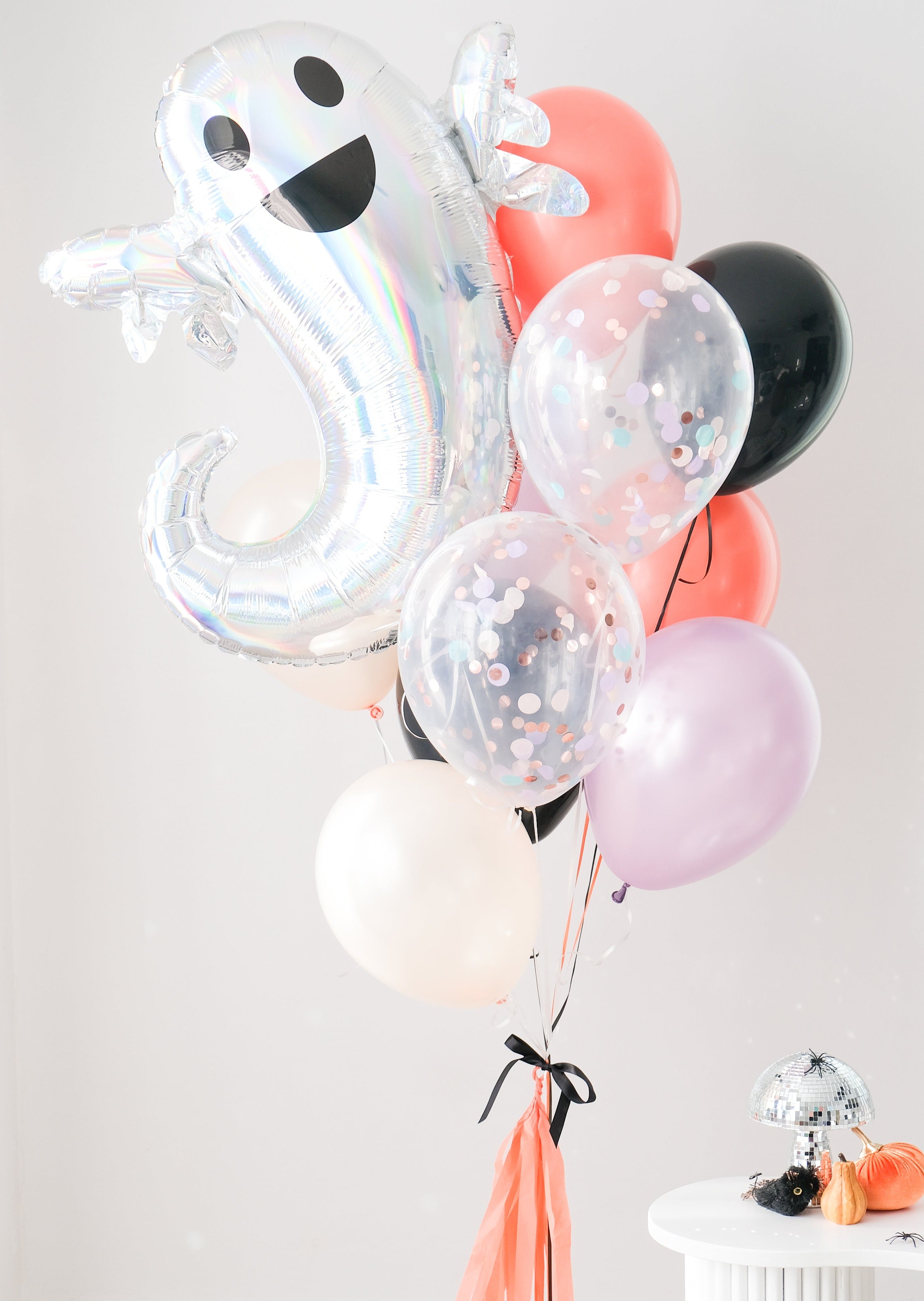 Holographic Ghost Halloween Balloon | Oh Shiny! Balloons & Party, Pasadena