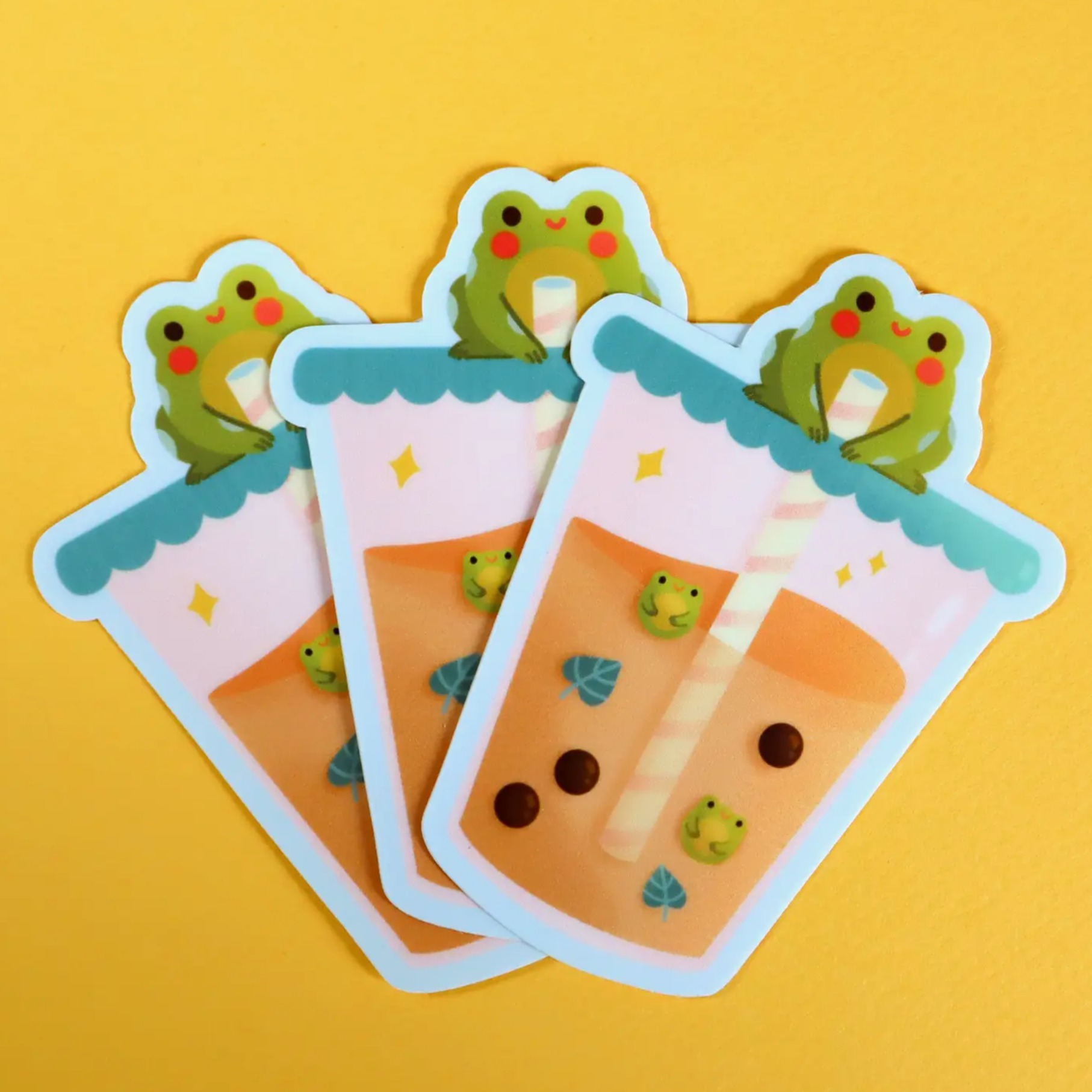 Froggy Boba Sticker | Oh Shiny! Balloons & Party, Pasadena