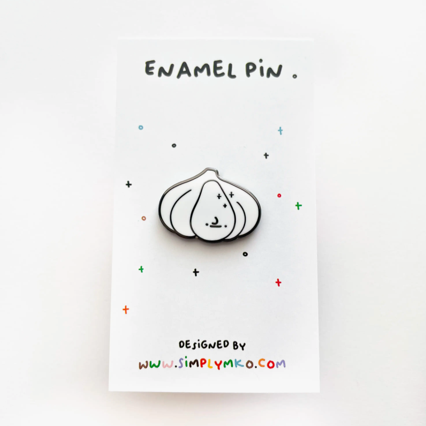 Garlic Enamel Pin | Oh Shiny! Balloons & Party, Pasadena