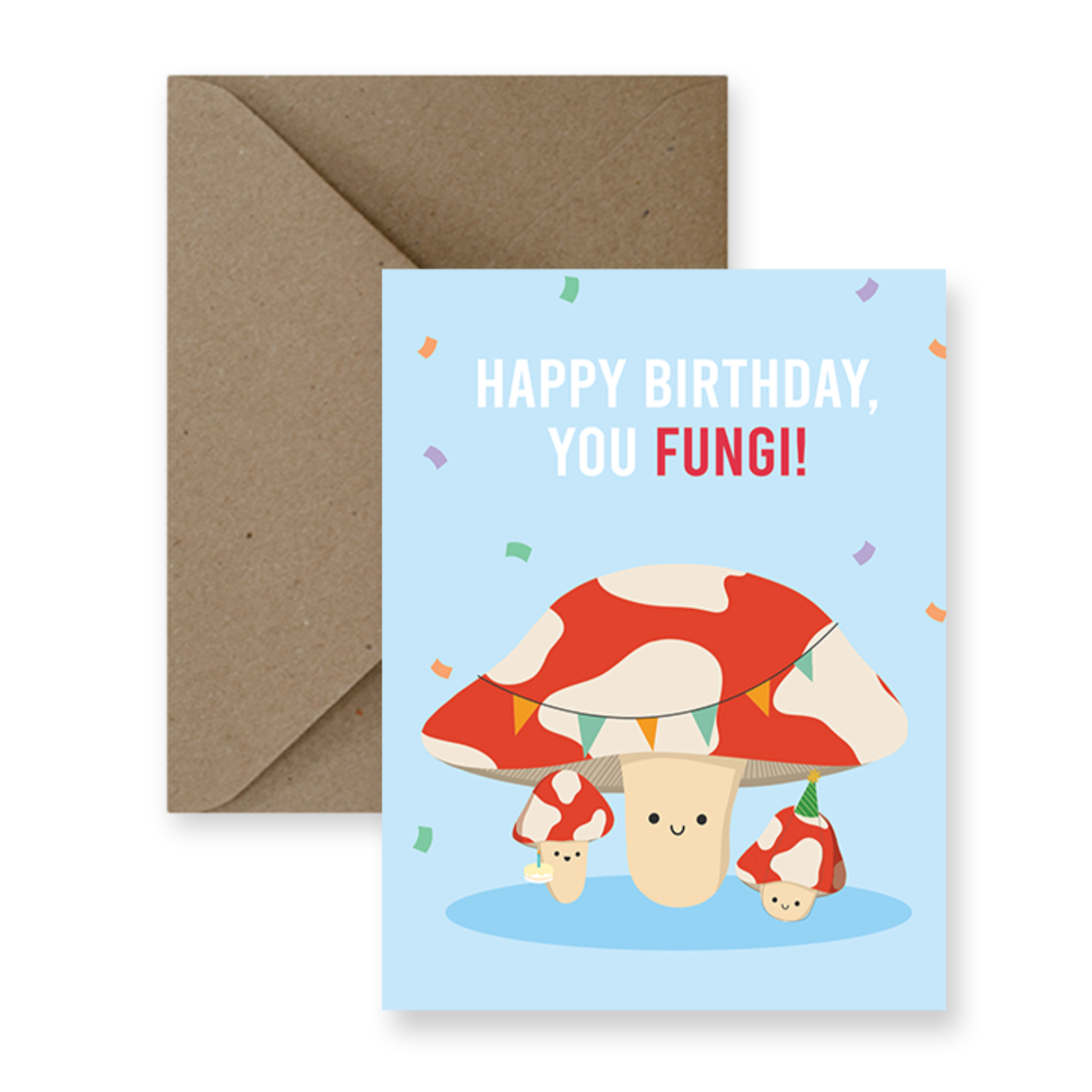 Happy Birthday You Fungi Card | Oh Shiny! Balloons & Party, Pasadena