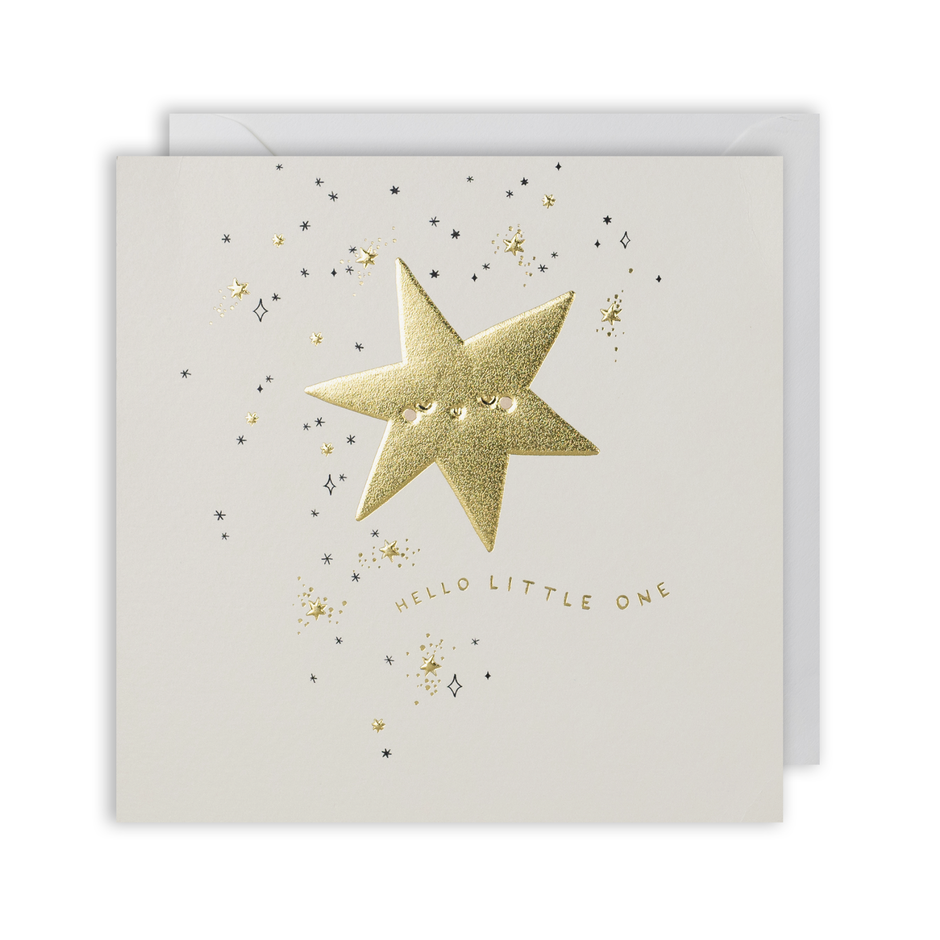 Hello Little One Star Card | Oh Shiny! Balloons & Party, Pasadena, CA
