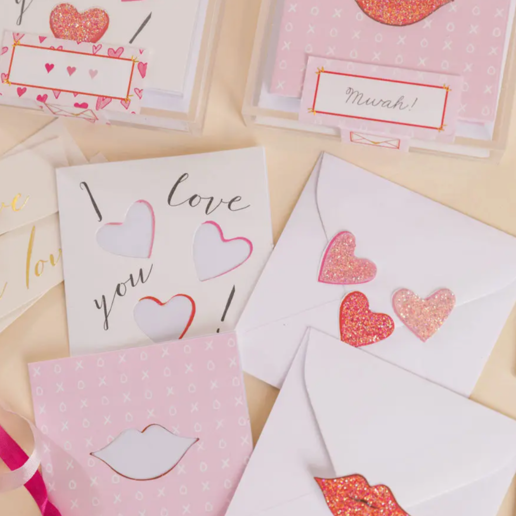 I Love You Sticker Gift Enclosures | Oh Shiny! Balloons & Party, Pasadena