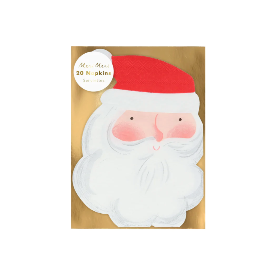 Jolly Santa Face Napkins | Oh Shiny! Balloons & Party, Pasadena