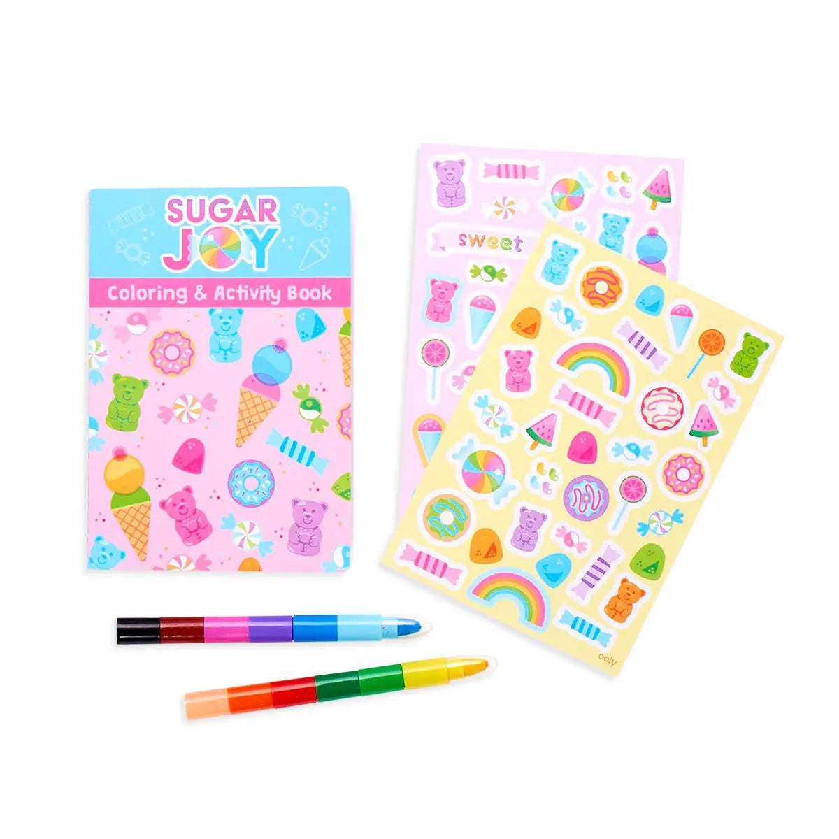 Mini Traveler Coloring & Activity Kit - Sugar Joy – Oh Shiny!