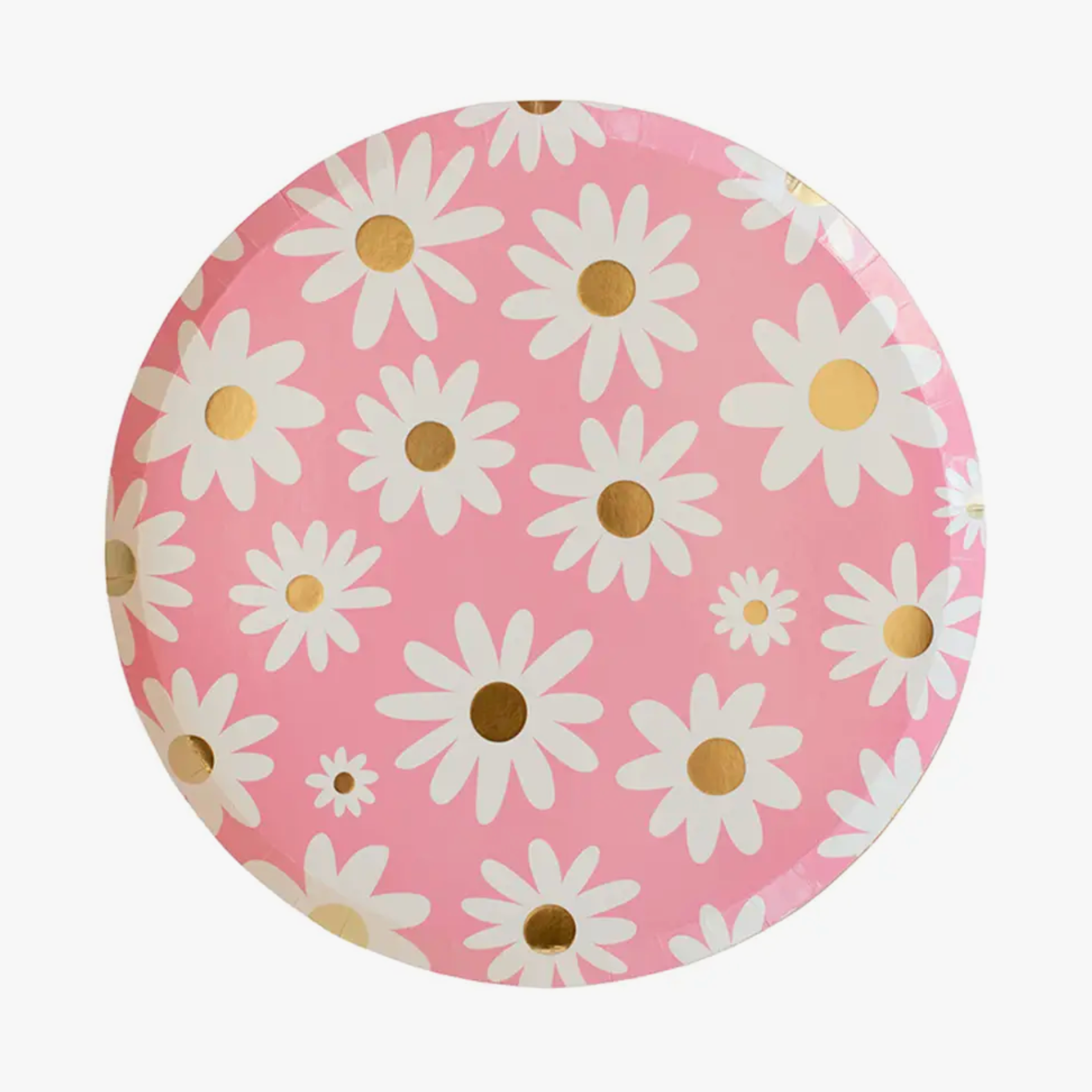 Peace & Love Daisy Dinner Plates | Oh Shiny! Balloons & Party, Pasadena