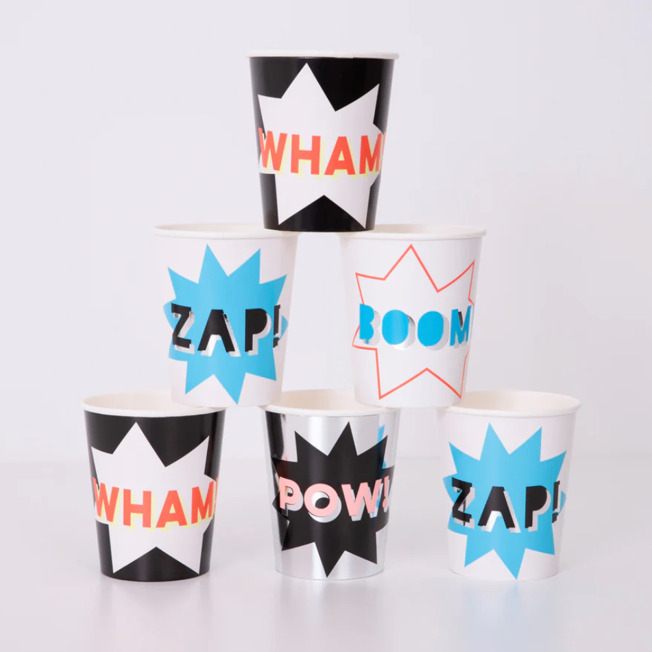 Superhero Cups | Oh Shiny! Balloons & Party, Pasadena