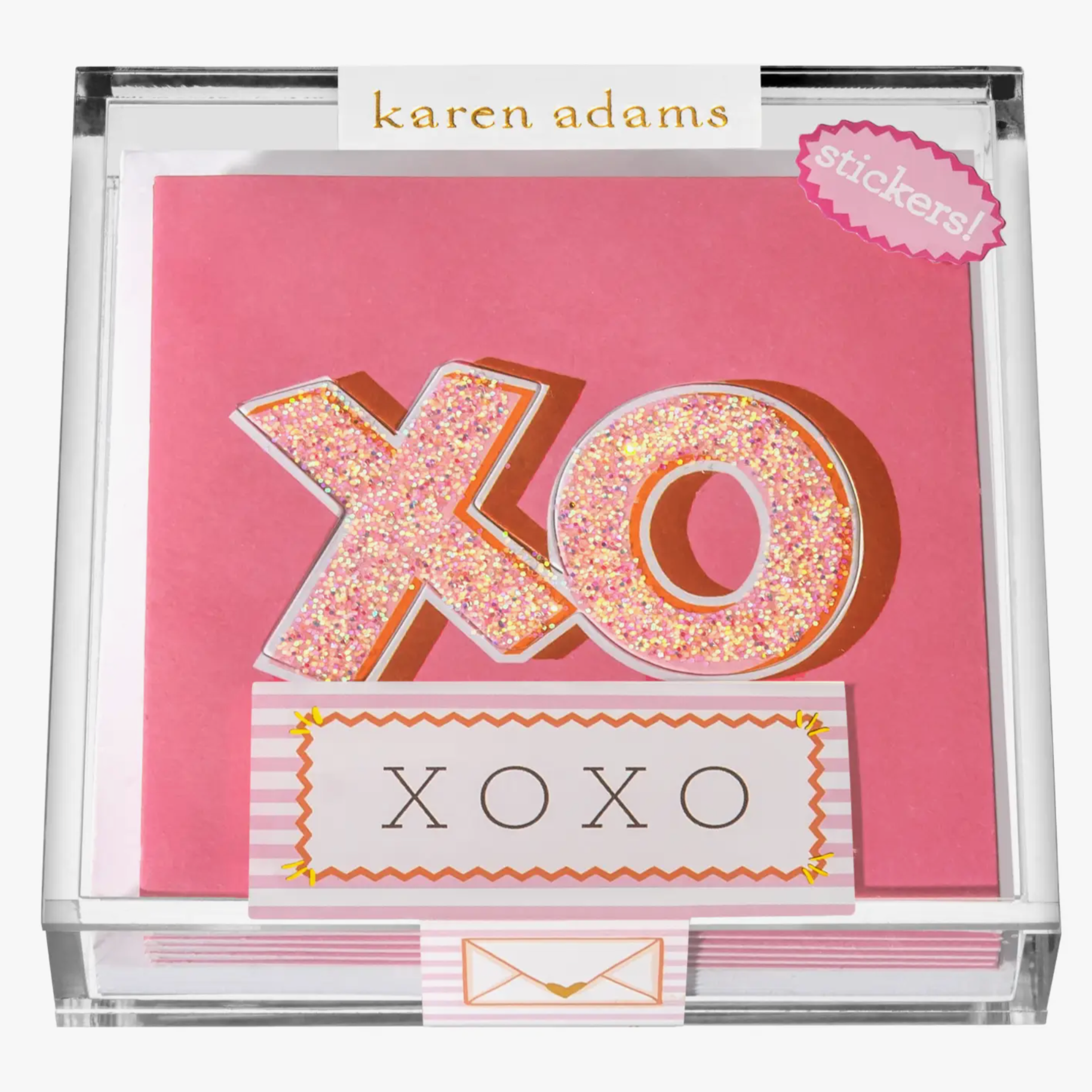 XOXO Sticker Gift Enclosures | Oh Shiny! Balloons & Party, Pasadena