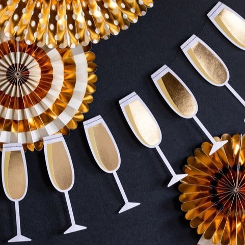New Years Champagne Banner – Oh Shiny!