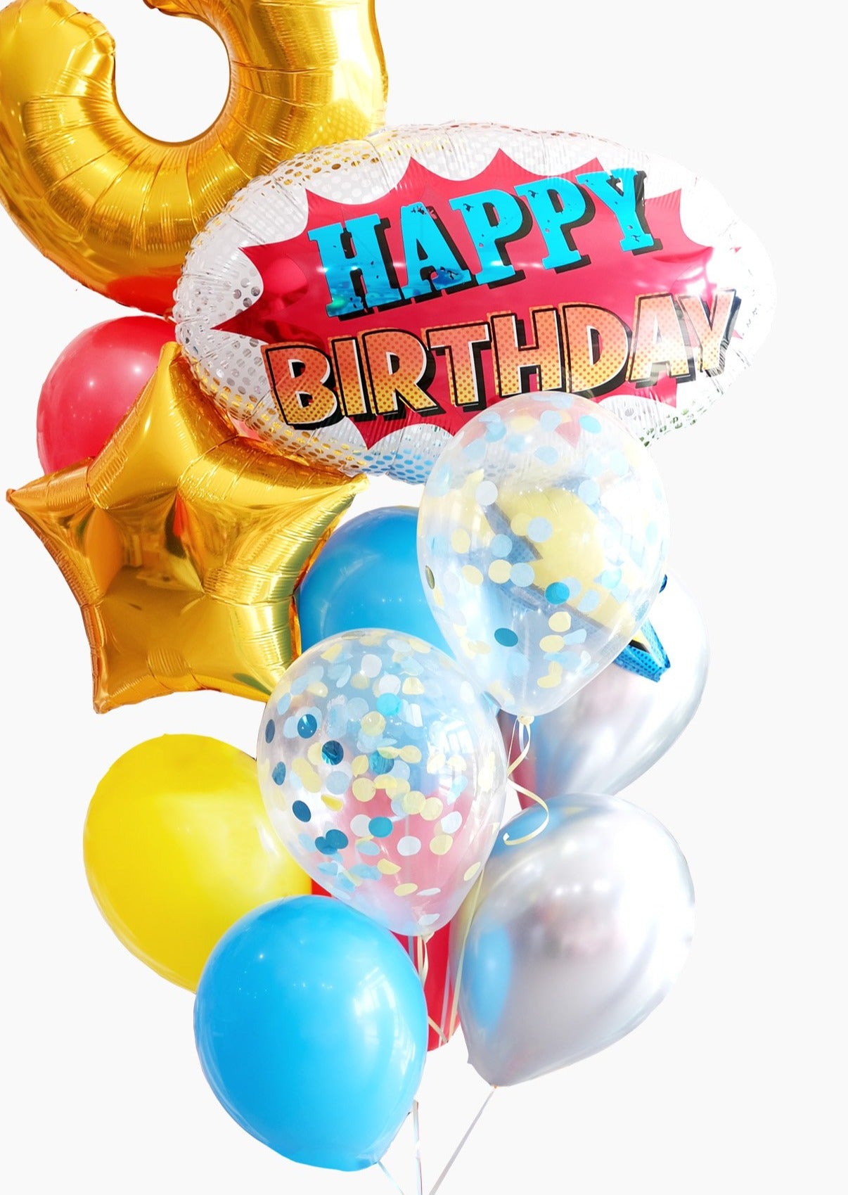 Superhero Birthday Balloongram – Oh Shiny!