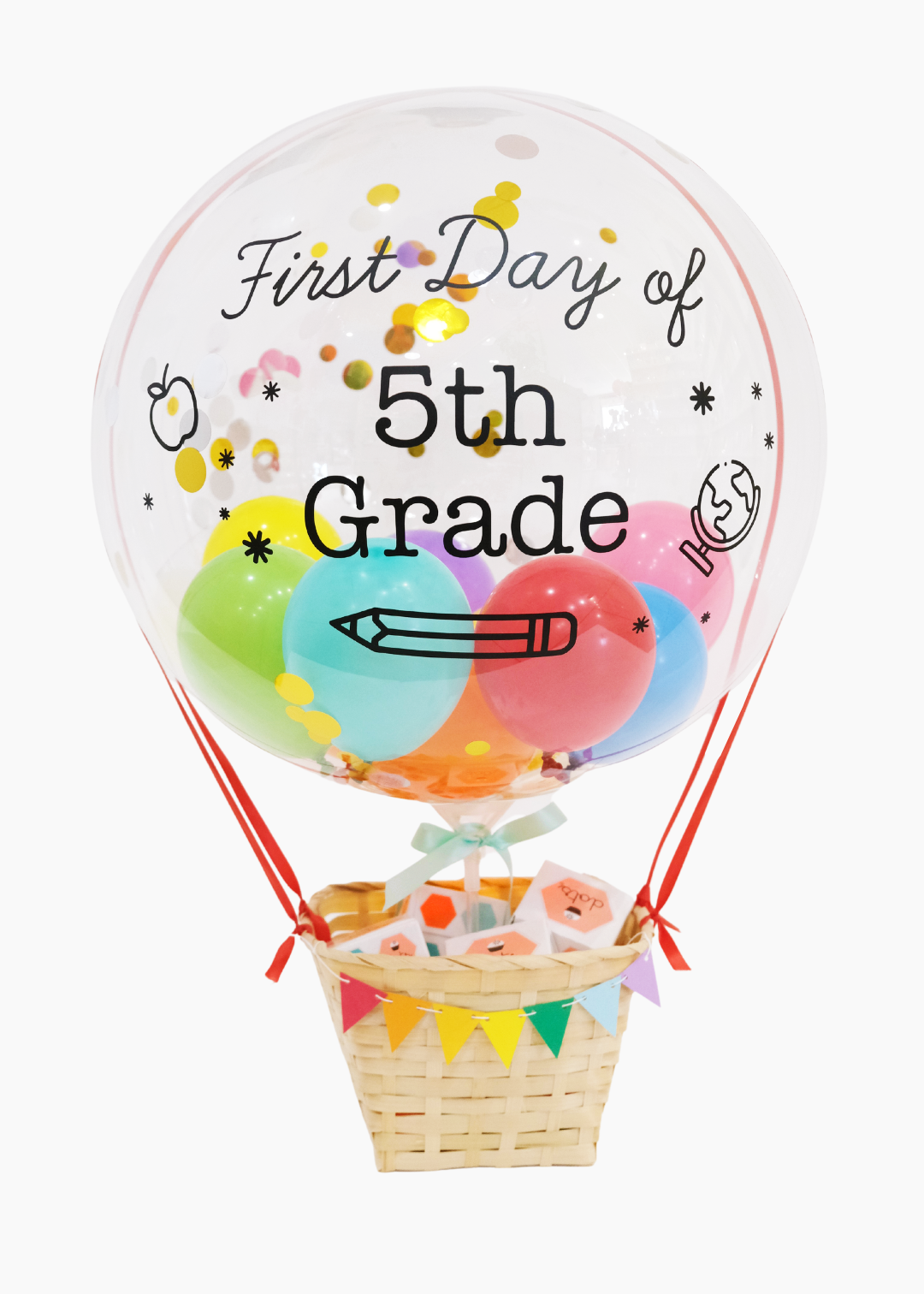First Day of School Hot Air Balloon – Oh Shiny!
