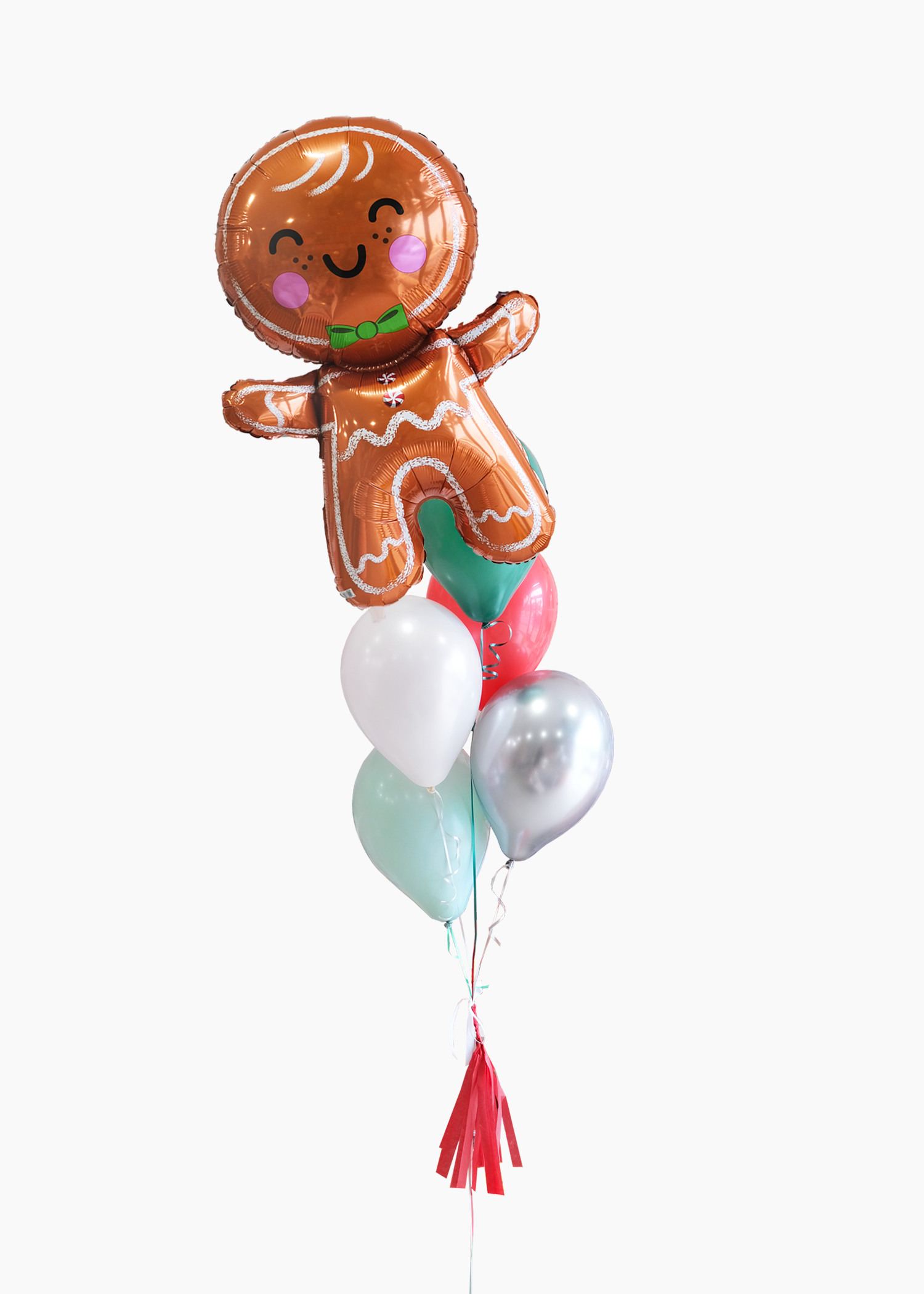 Gingerbread Man Balloongram | Oh Shiny! Balloons & Party, Pasadena