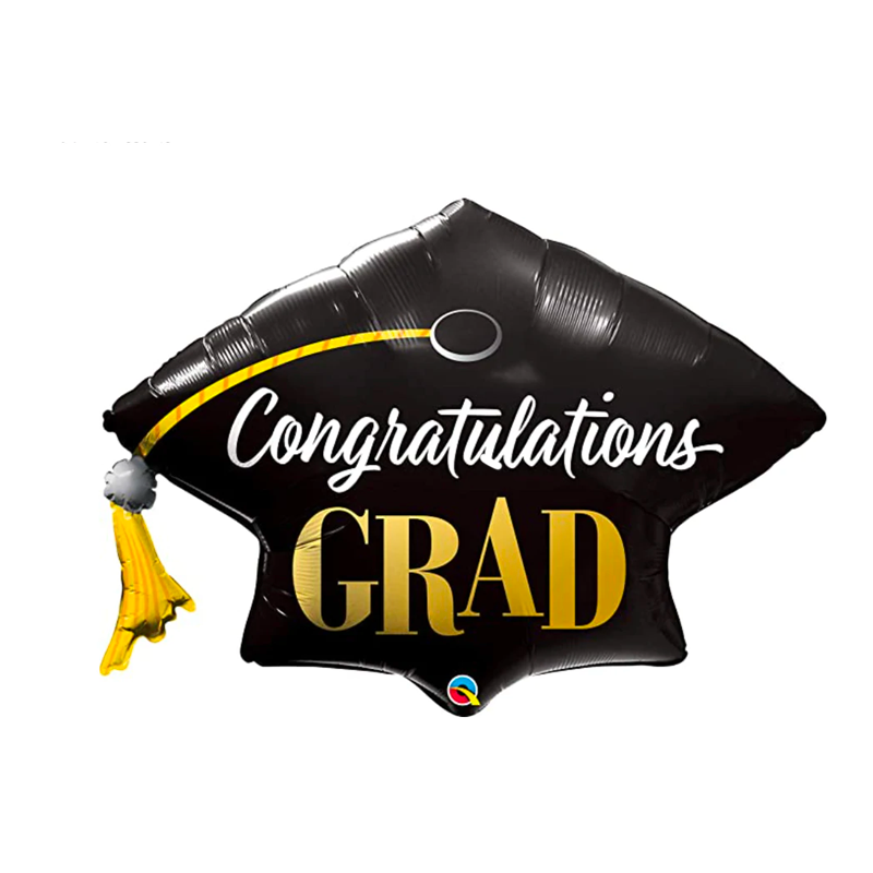 Congratulation Grad Cap Balloon | Oh Shiny! Balloons & Party, Pasadena