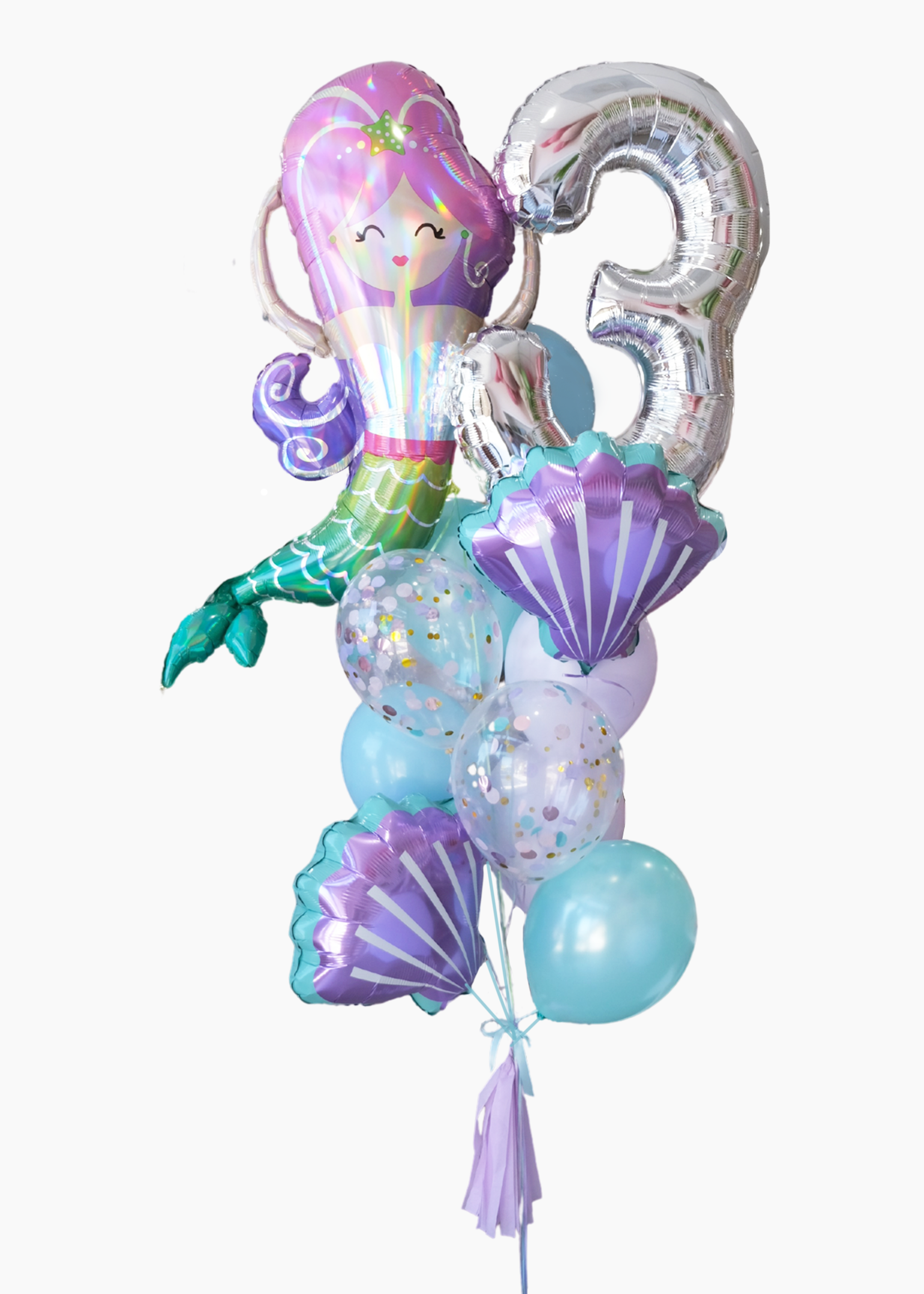 Mermaid Birthday Balloongram – Oh Shiny!