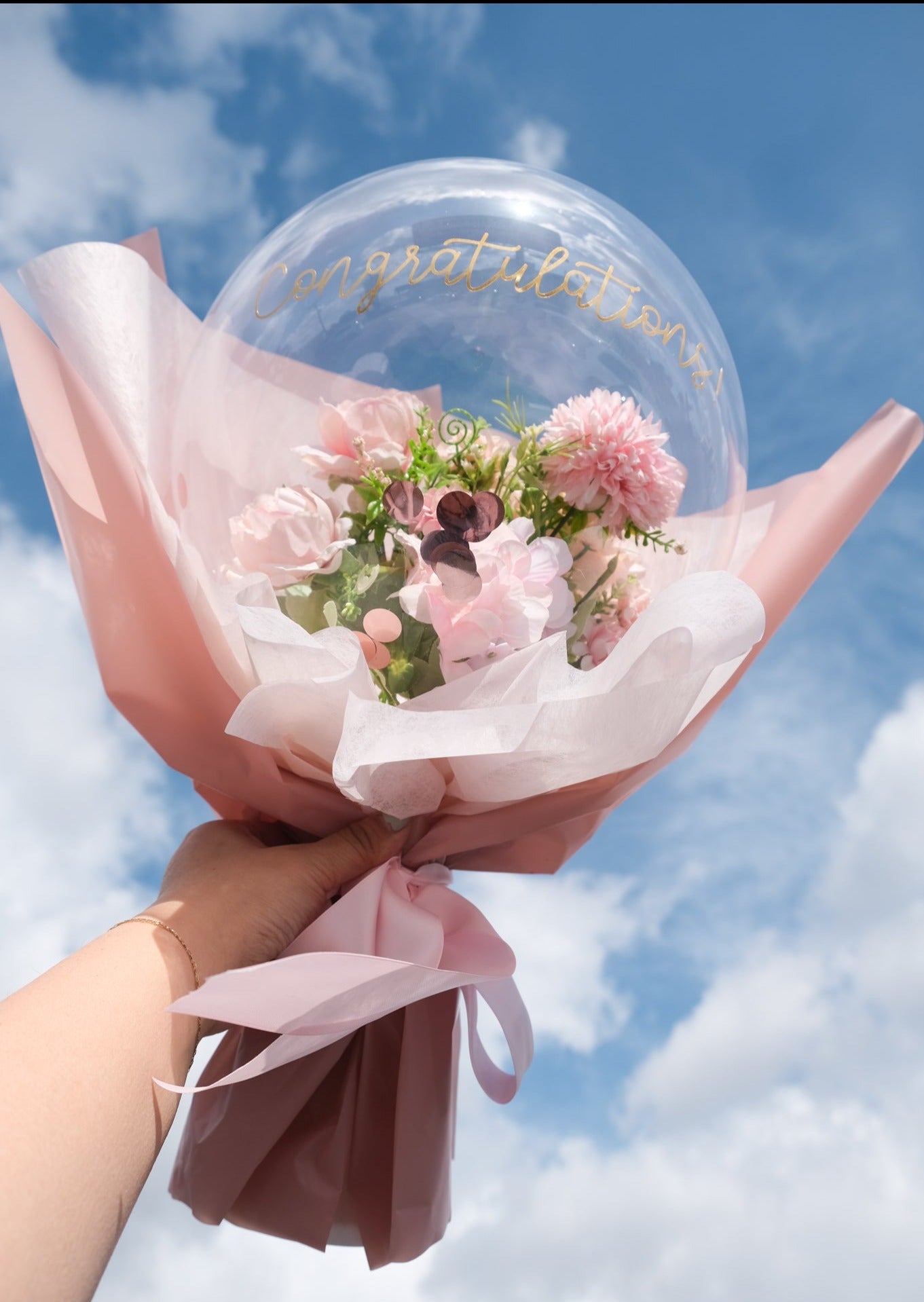 Pink Blossoms Flower Balloon | Oh Shiny! Balloons & Party, Pasadena