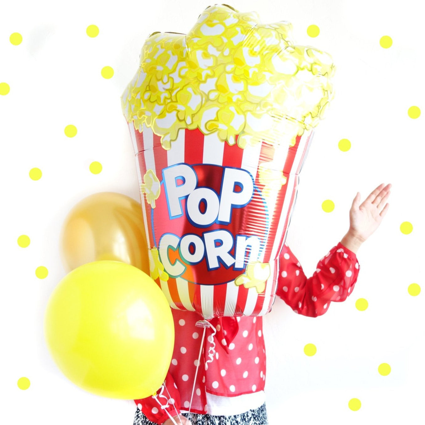 Popcorn Mylar Balloon | Oh Shiny! Balloons & Party, Pasadena