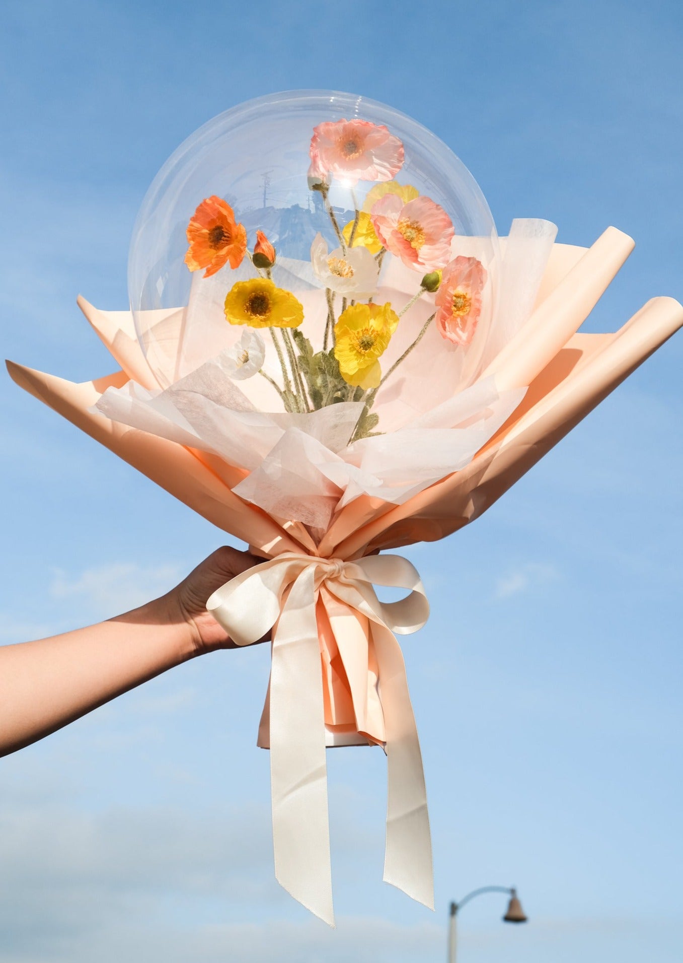 Spring Poppies Flower Balloon | Oh Shiny! Balloons & Party, Pasadena