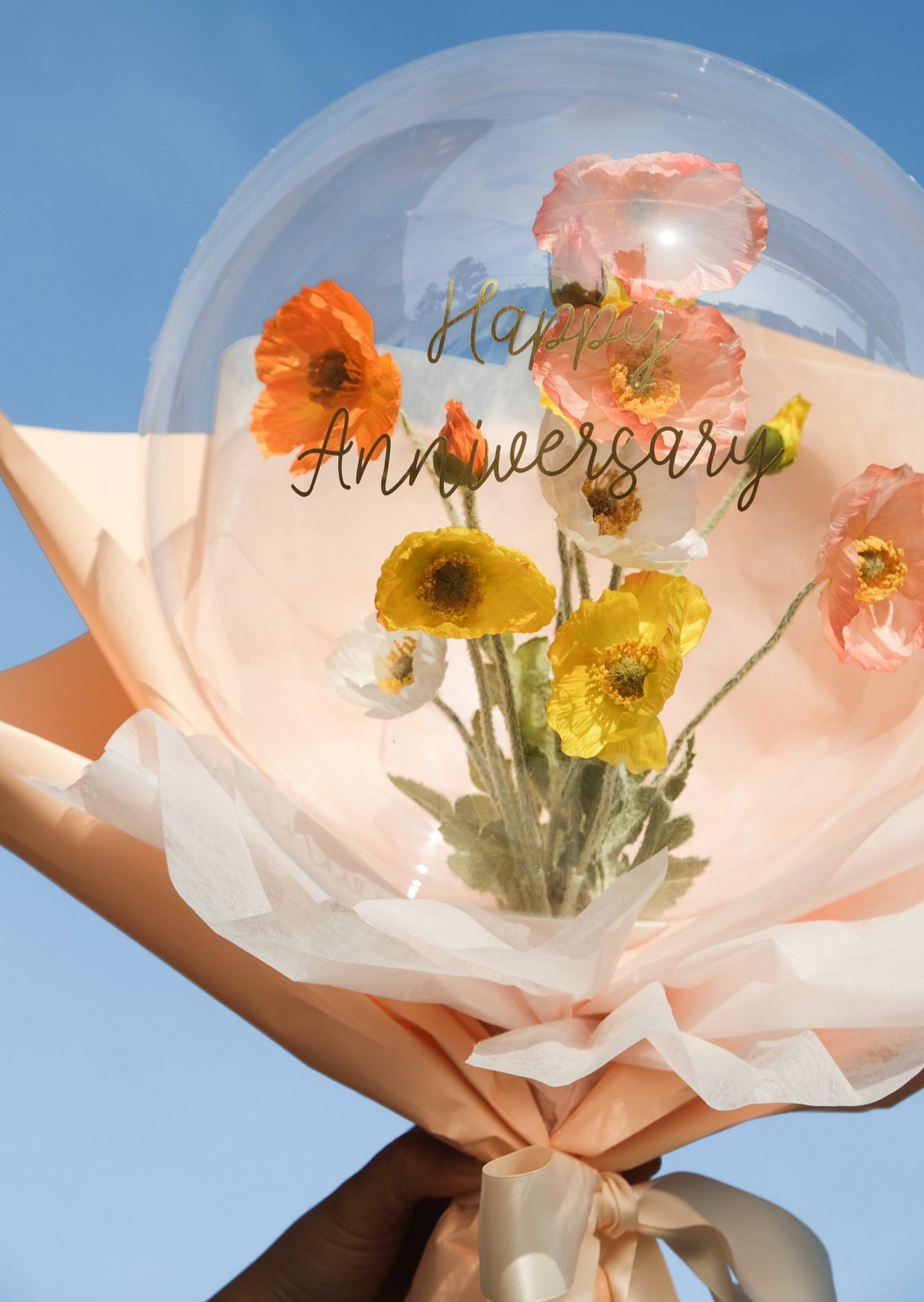 Spring Poppies Flower Balloon | Oh Shiny! Balloons & Party, Pasadena